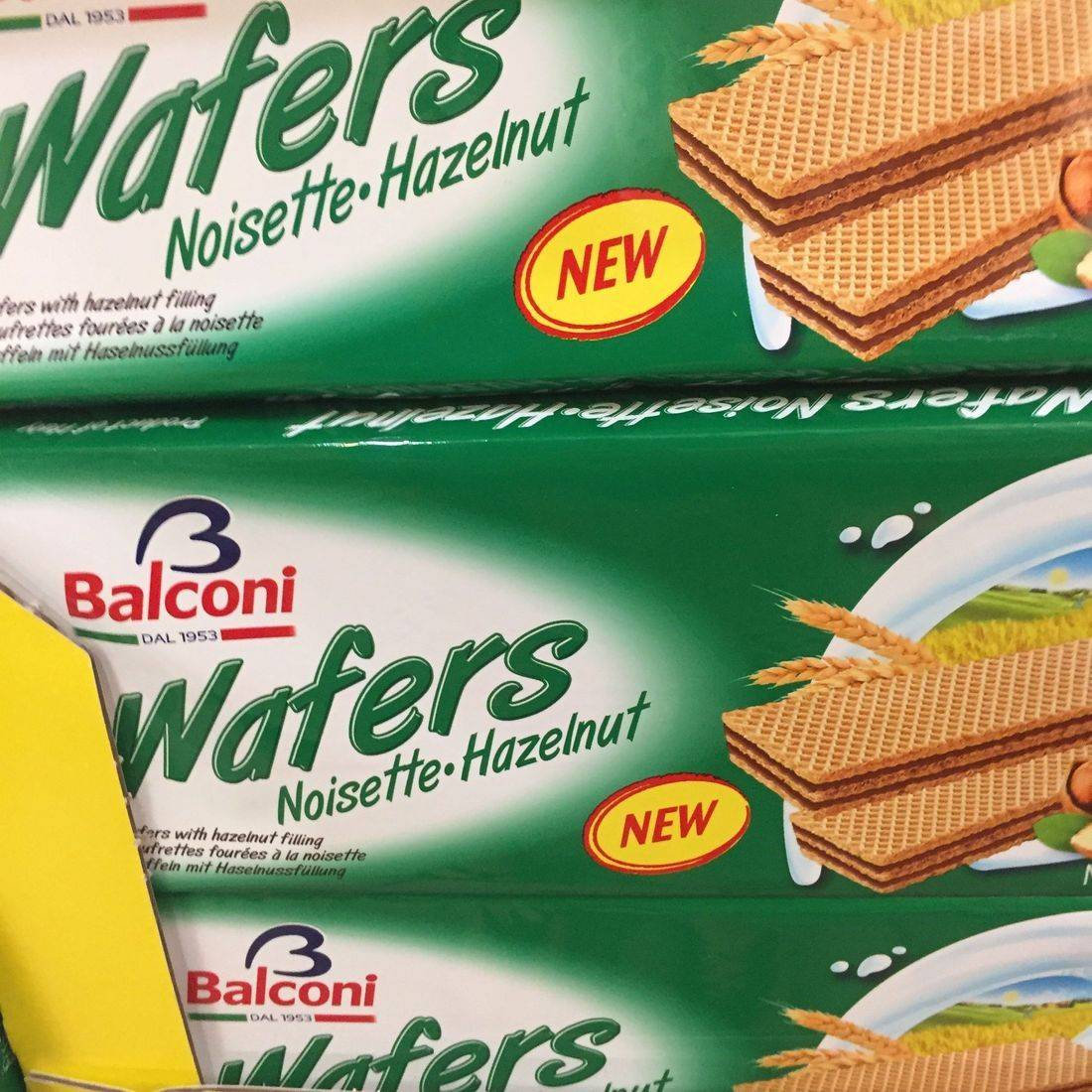 Balconi Wafers - Noisette Hazelnut