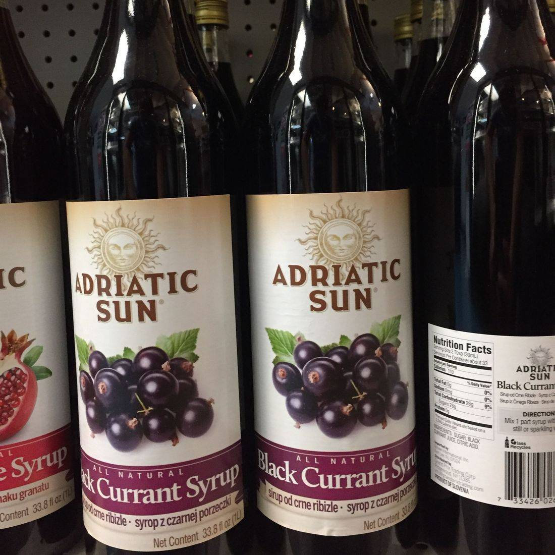 Adriatic Sun Syrup - Black Currant