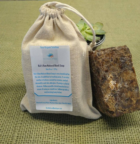 Natural Black Soap | Kai's Organic Skin Care