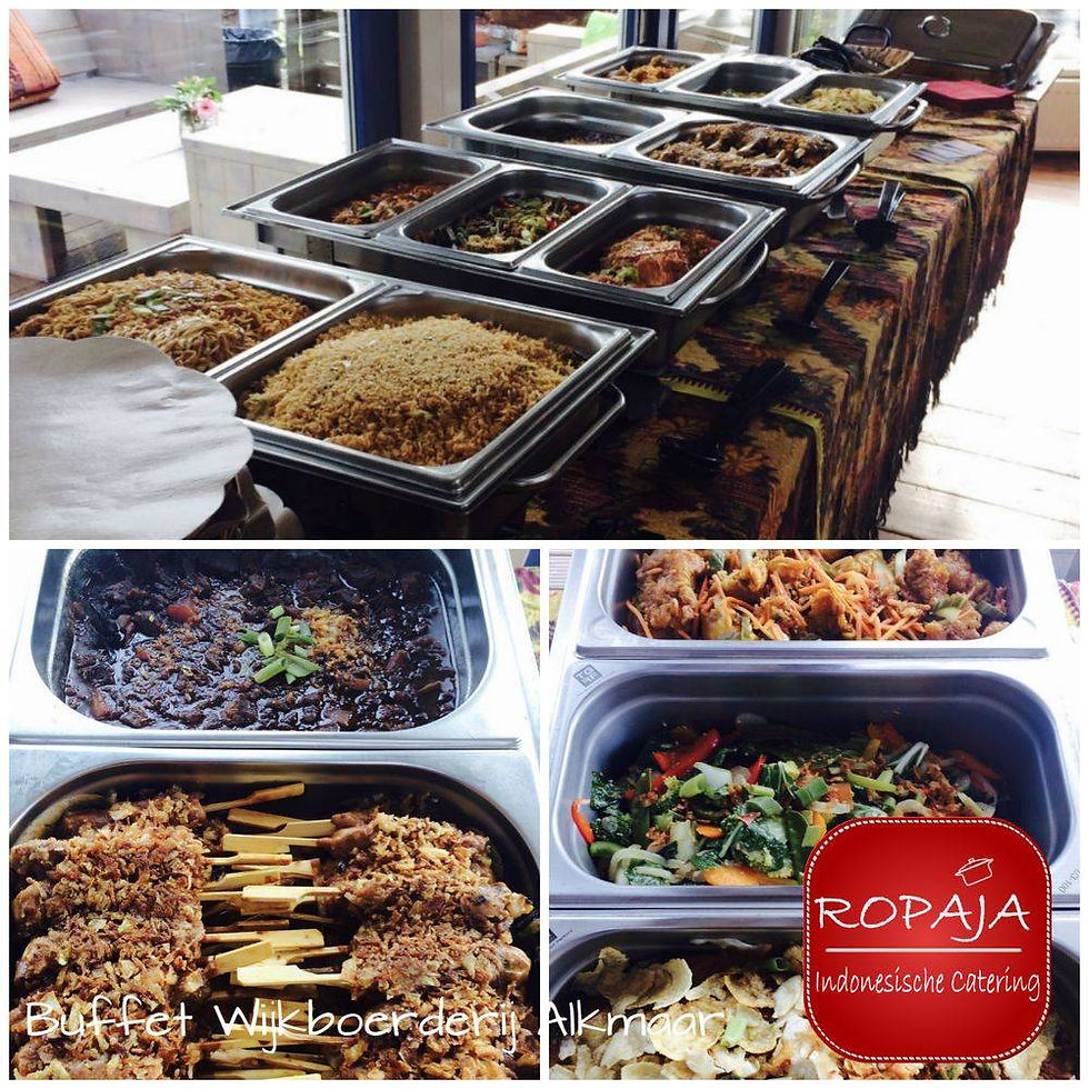 Ropaja Indonesische Catering - Foto's Indonesische buffetten