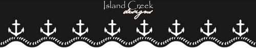 48"x8.5" Nautical Anchor & Rope House & Porch Trim | Island Creek Designs
