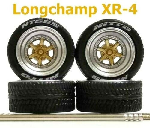 Longchamp XR-4 Rims an Real Riders Tyres NITTO + axles 1 x Set 1:64 ...