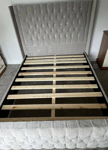 IONA WINGED BED FRAME - 4 FOOT | B&W BEDS