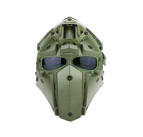 AIRSOFT TACTICAL HELMET WITH NVG SHROUD AND TRANSFER BASE-GREEN | My ...
