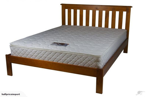 Double NZ Pine "Jessica" Bed Frame + "Choose Your Comfort" Mattress ...