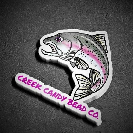 5" x 4.5" LARGE CREEK CANDY GIRL STEELHEAD DECAL #GIRLSWHOFISH | My Vxw ...
