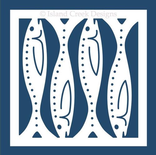 ® Caribbean Fish Railing Panel 31.5"x31.5" 1" Thick Premium Solid White ...