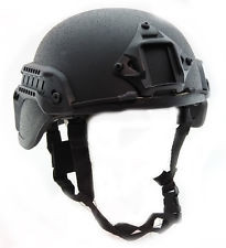 NP MICH 2000 RAILED HELMET BLACK | Kings Of Airsoft