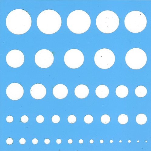 M2-65a Circle Shape Maker 6x6 Stencil | My Vxw Site V47dag