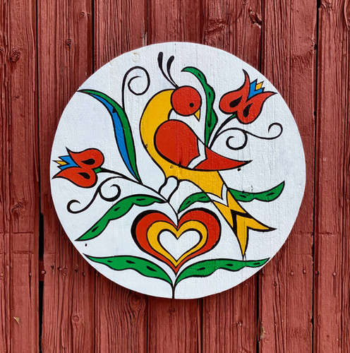 Distelfink Hex Sign, 23.5" diameter, after Eddie Bushak | My Vxw Site ...