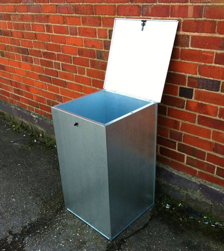 Small galvanised feed bin | ASA Metal Products