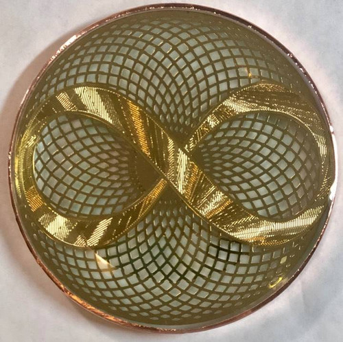 3" 18kt Gold Torus and Infinity Full Spectrum Healing Disc | Cosmic Healing