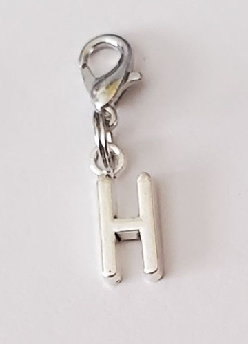 Capital Letter H Charm | Trish Collins Auhor