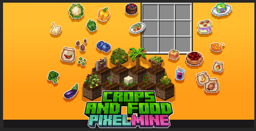 Crops and Food Add-on | Pixel Mine