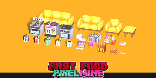 Fast Food Models | Pixel Mine