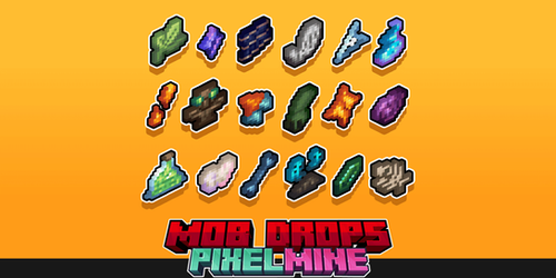 Mob Drop Graphics | Pixel Mine