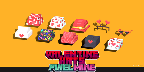 Valentine Hat Models | Pixel Mine