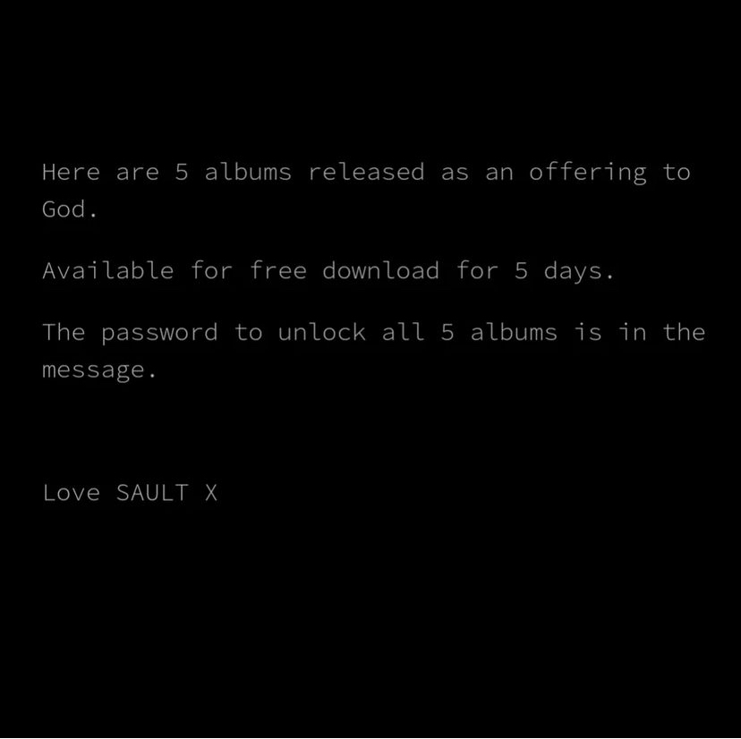 #NewAlbums: 5 New Albums from “SAULT”