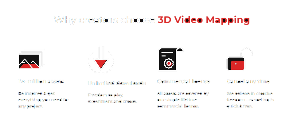 THE BIGGEST 3D VIDEO MAPPING CONTENT LIBRARY@ MAPPING7X