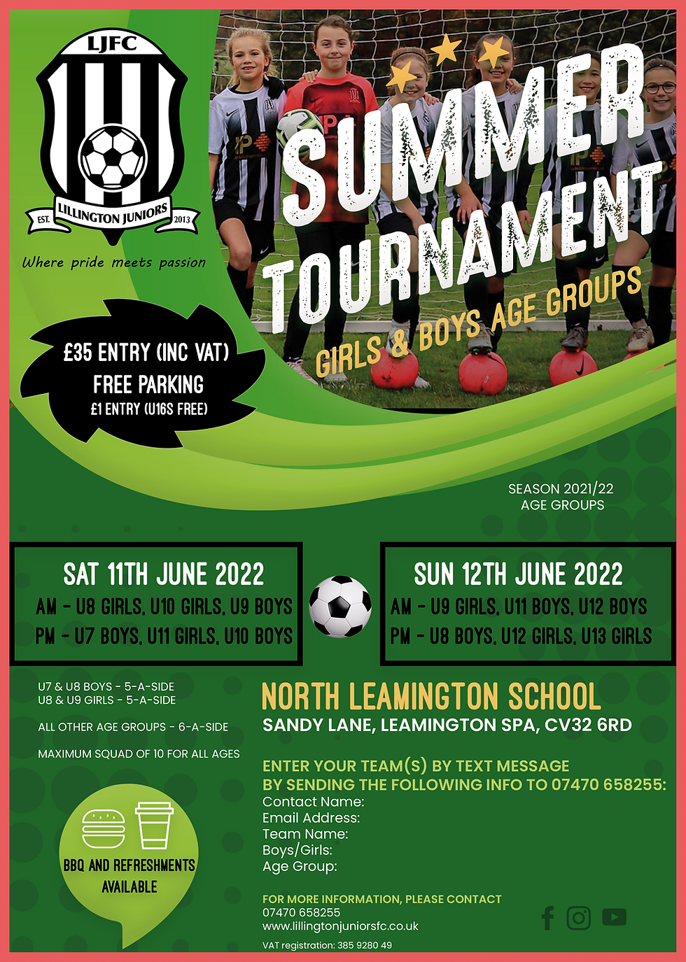 LJFC Summer Tournament Returns!