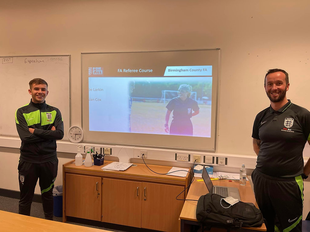Local FA Referee Course Organised By LJFC