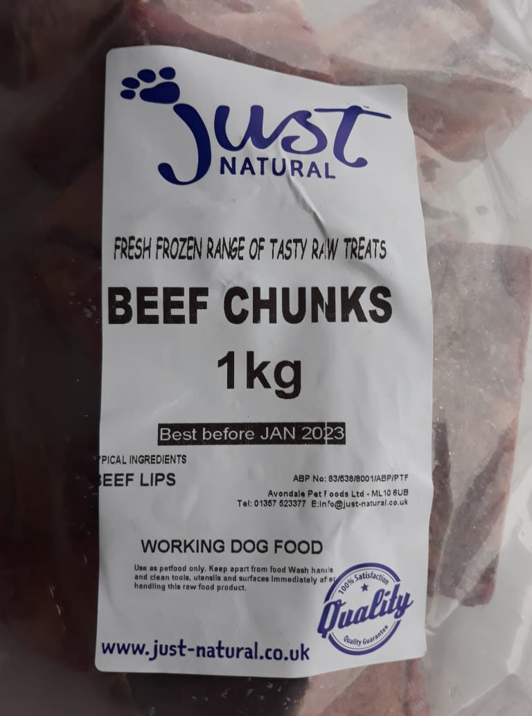 Beef Chunks - 1KG - Just Natural