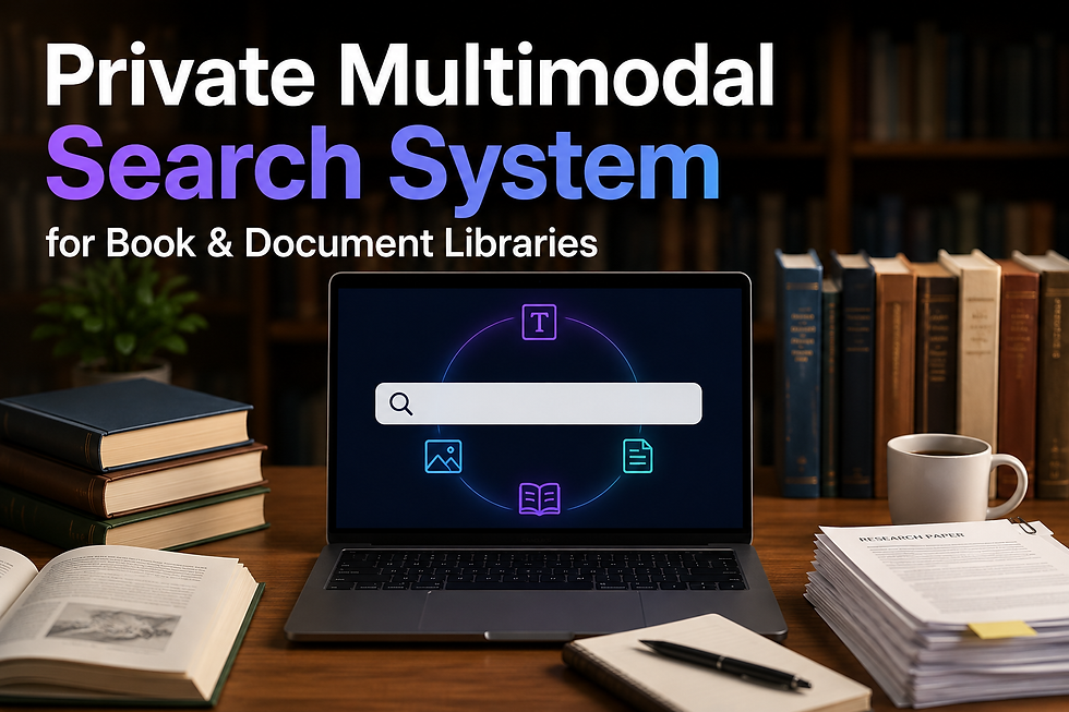 Private Multimodal Search System for Book Libraries | Codersarts AI