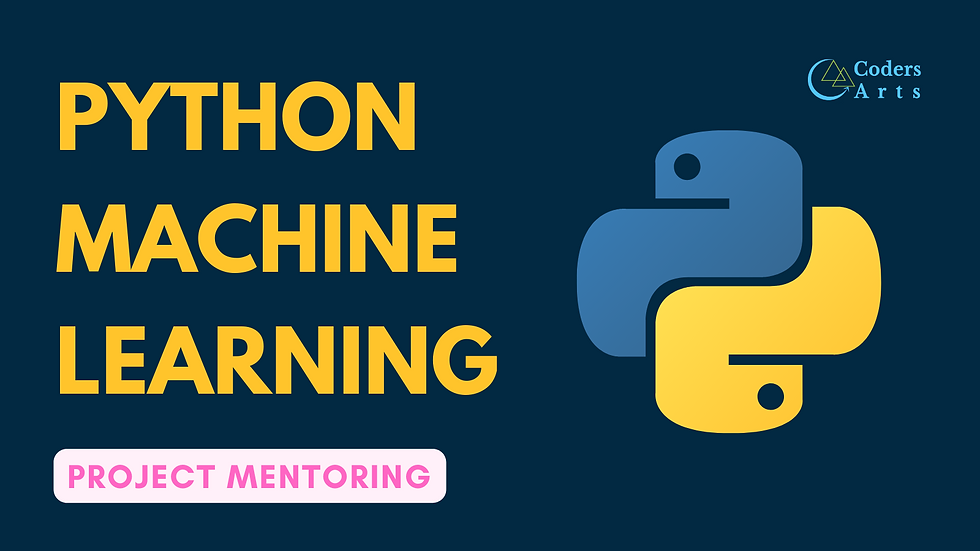 Python Machine Learning Projects Project Mentoring
