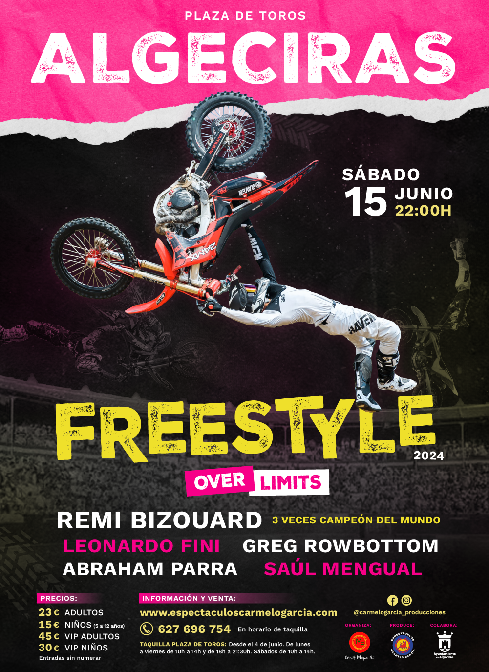 FMX Over Limits Algeciras | Espectáculos Carmelo García