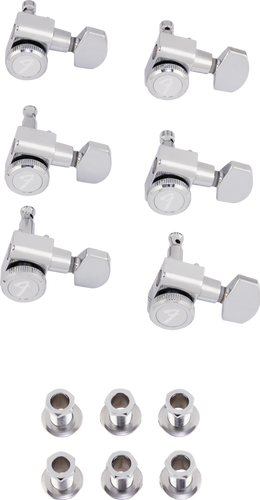Locking Stratocaster®/Telecaster® Staggered Tuning Machines (Polished ...