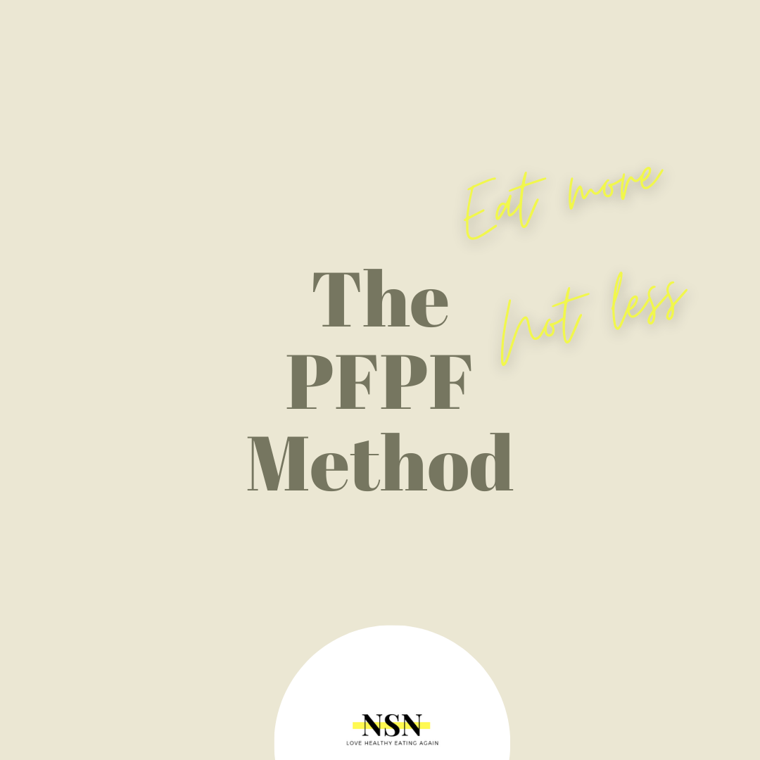 Why the PFPF Method is Key to Wellness + Life-long Weight Loss