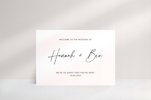 Welcome Sign - The Dreamers | Leah Mitchell Floral