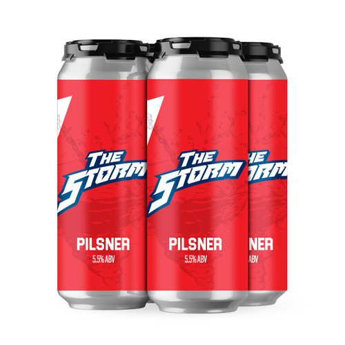 The Storm Pilsner (6 x 4-Pack 16 oz. Cans) | jonesbeachbrewing