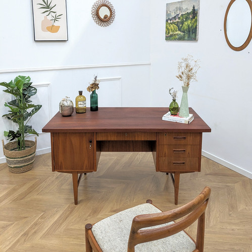 Ancien Bureau vintage double face | Les Belles Vies