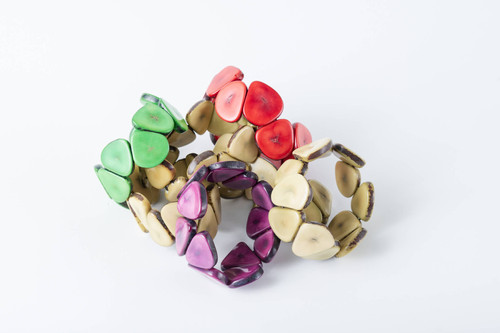 Rose Tagua Bracelet - Tagua Jewelry Sale | TaguArtsy