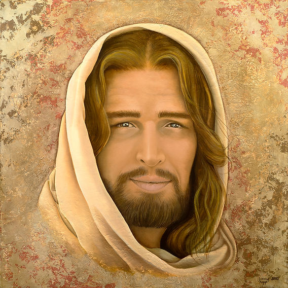 Jesus Christ Oil Painting Finished! New Painting Of Christ The King,