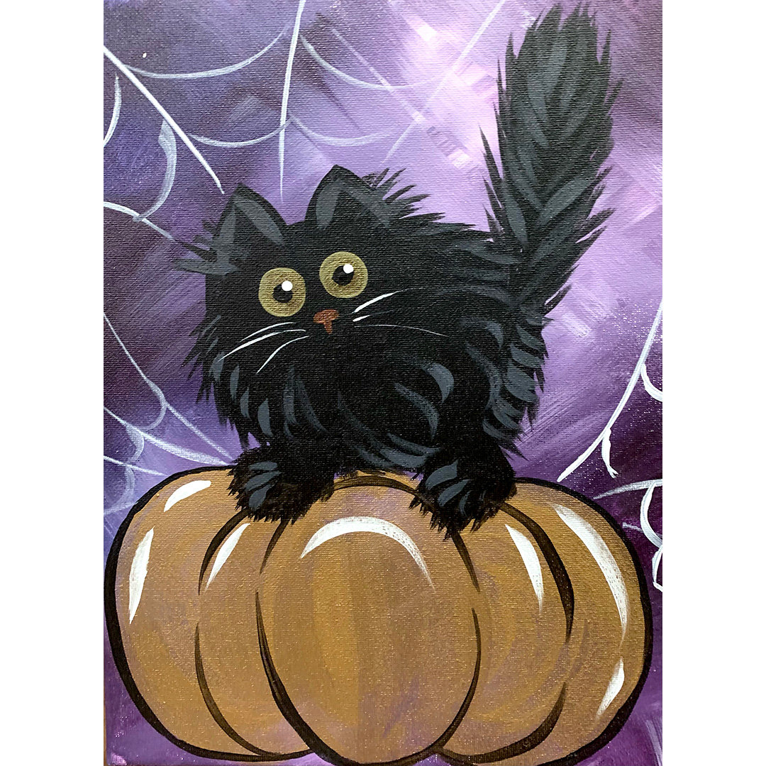 Spooky Cat - Little Artists | Captured on Canvas