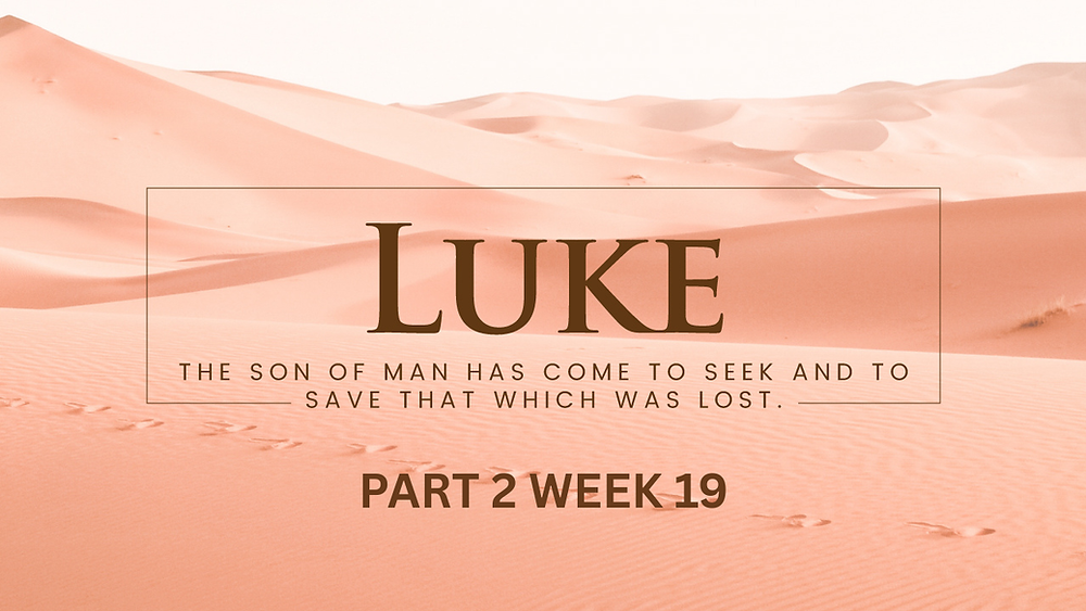 Luke Part 2 Week 19