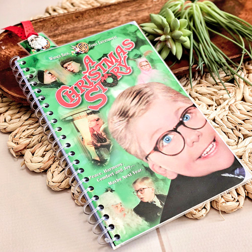 A Christmas Story VHS Notebook & Bookmark Set | Big Sky Handmade Cre