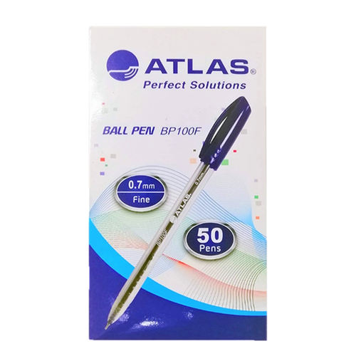 Atlas Ball Pen BP100F 0.7mm 50Pcs | Student Bookshop