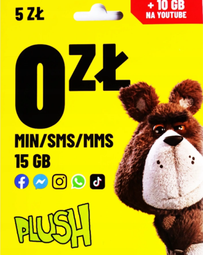 karta sim plush aktywna aktywowana activ bez rejestracji Tylko w Polsce ...