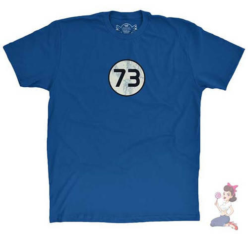Sheldon Cooper's 73 t-shirt | Candywrap Studio