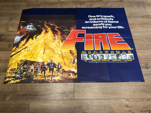 Fire - Original Vintage Film Poster (1977) | Candywrap Studio