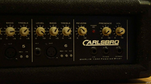 Carlsbro Marlin 1500 Powered Mixer | PA Head | sun-sounds