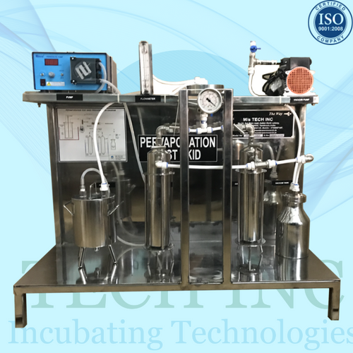 Lab Pervaporation Test skid with circular test cell | Tech Inc.