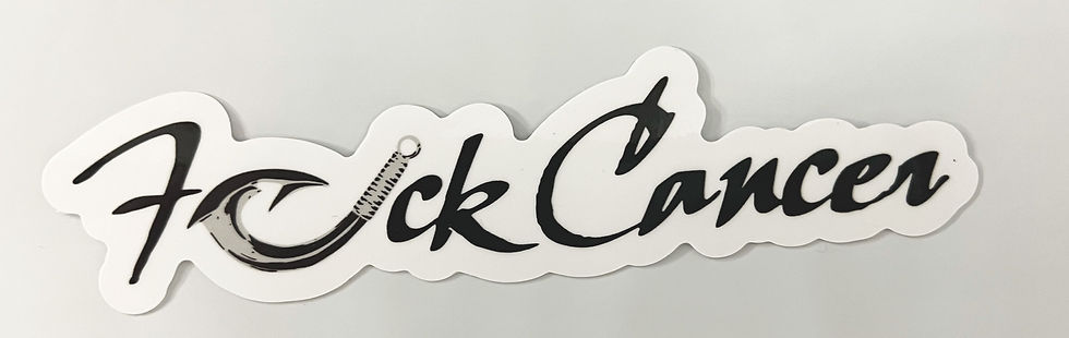 F-Cancer Sticker | Hubris Merchandise