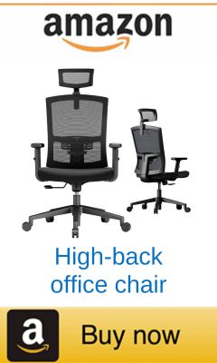 Ergonomic desk, chair, and computer setup to avoid neck pain