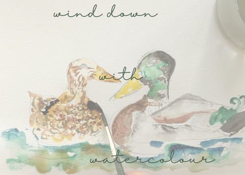 wind down with watercolour diy watercolour kit | soulcraft