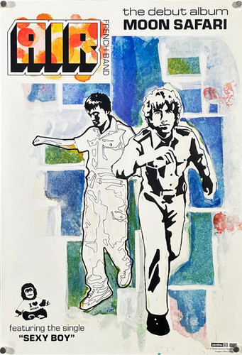 Ultra Rare 1998 Moon Safari Album Promo Poster by Air - Coolwalls Posters