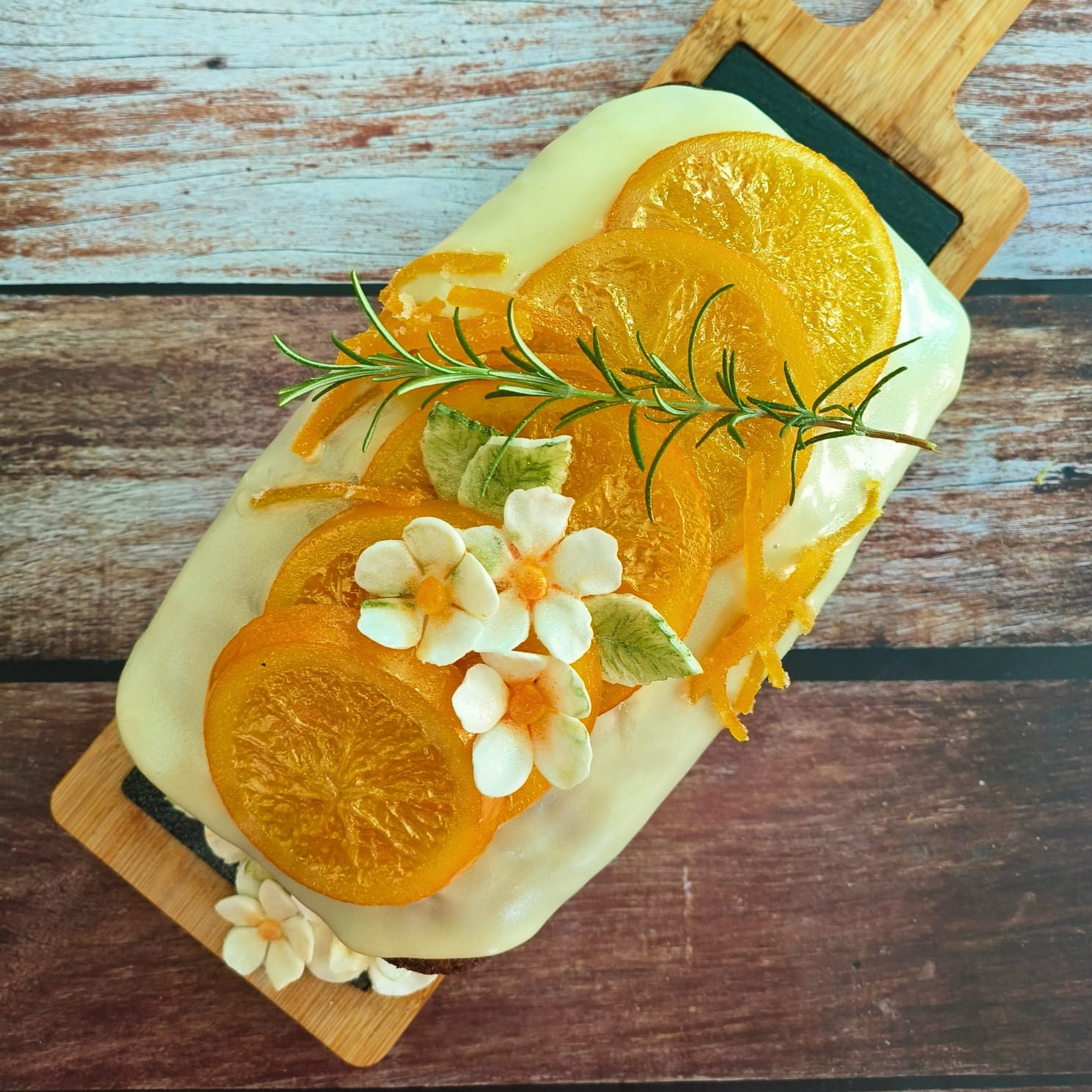 Karen's Orange, Honey & Rosemary Loaf Cake - GBBO 2024, Week 1 | Bake ...